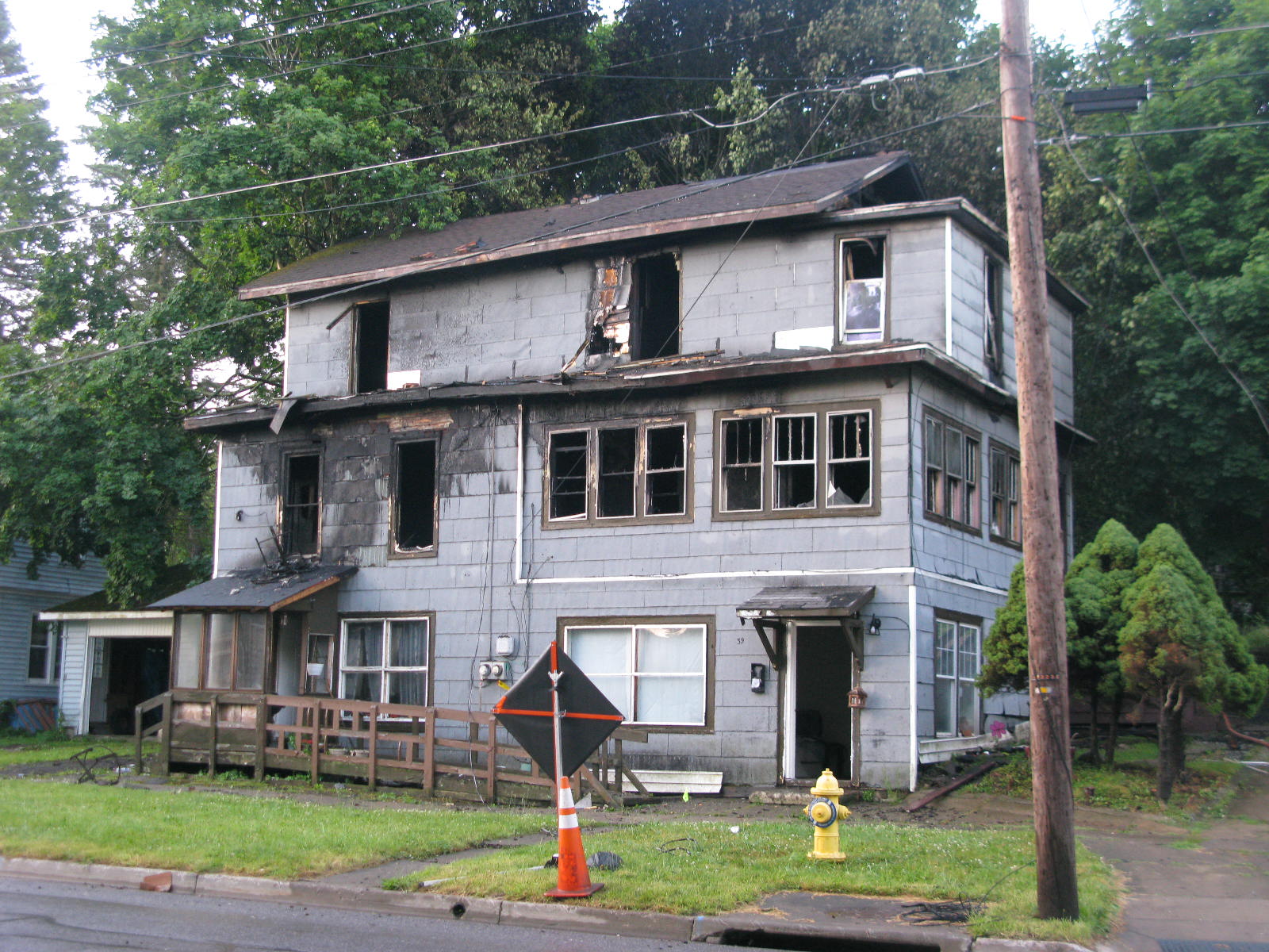 City Property Destroyed In Morning Fire | News, Sports, Jobs - Post Journal